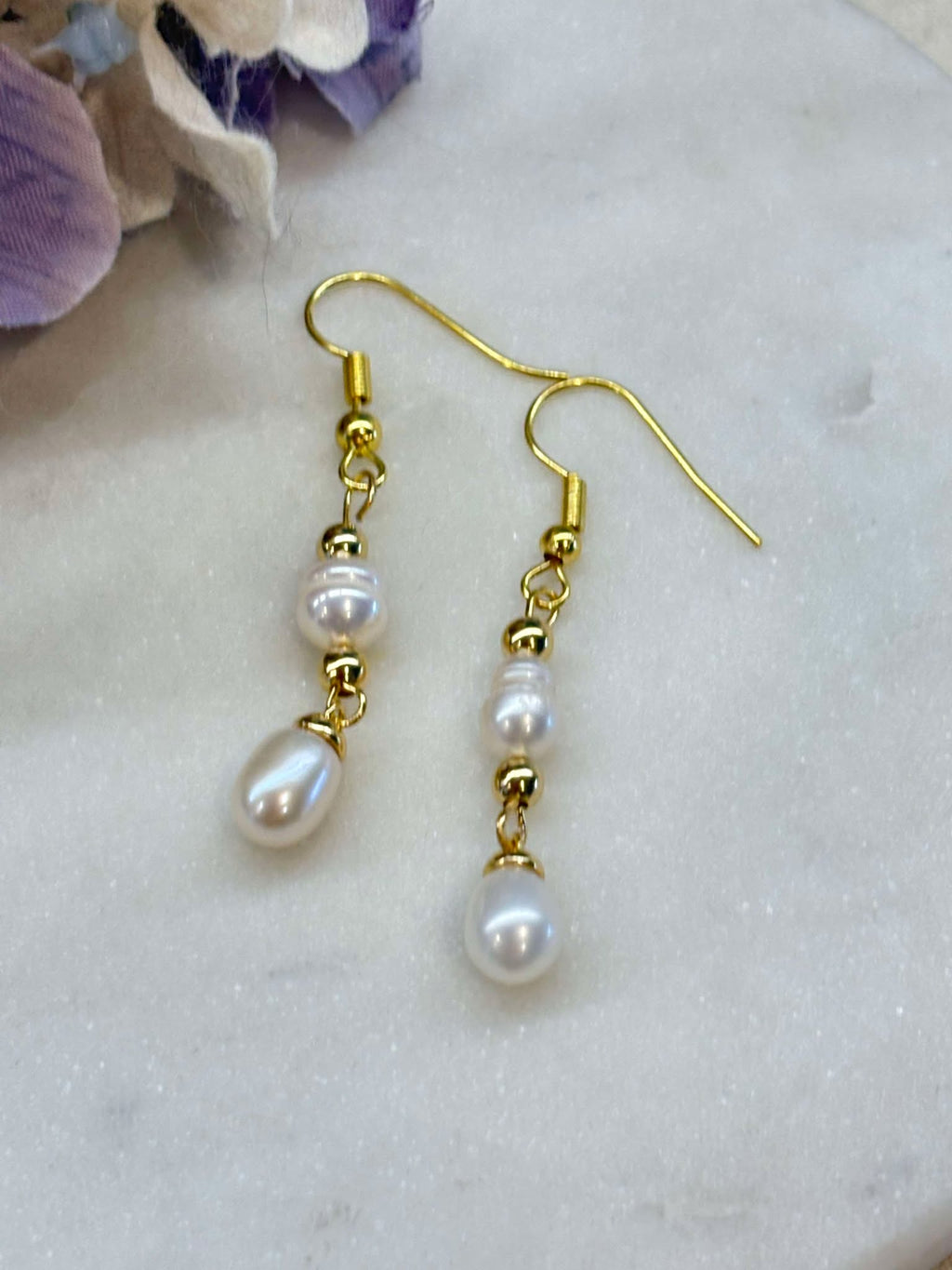 Twice the pearl earrings – Just Mine